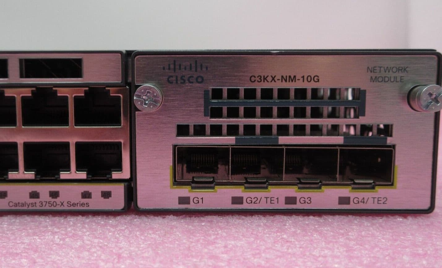 Cisco WS-C3750X-48T-L 48-Port 1GbE L3 Managed 1U Switch 4x 10G SFP C3KX ...
