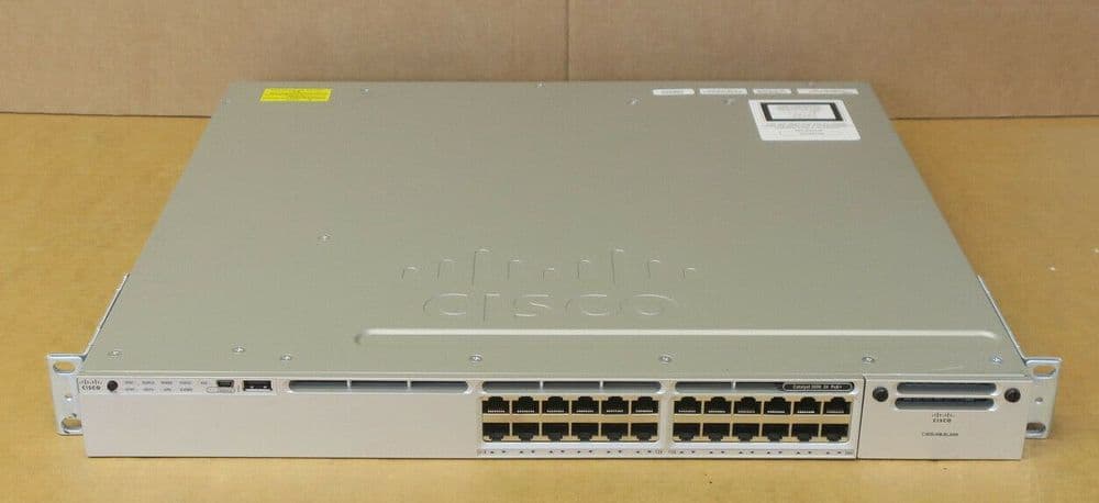 Cisco WS-C3850-24P-L 24 Port PoE Gigabit Ethernet L2 Managed 2 x PSU Switch