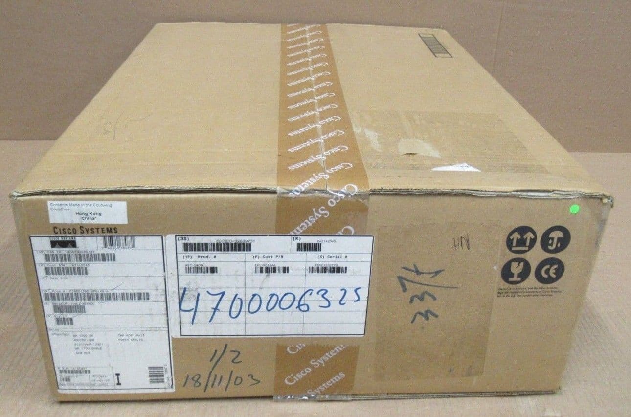 CISCO1760-VPN/K9-A 1700 Series Modular Access 10/100 Ethernet Router
