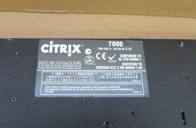 Citrix NetScaler 7000 Load Balancing Application Device Switch NS8 1 ...