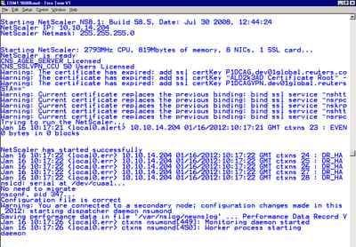Citrix NetScaler 7000 Load Balancing Application Device Switch NS8 1 ...