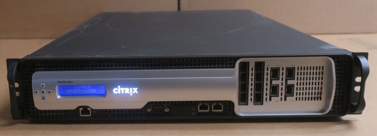 Citrix NetScaler SDX-11500 4x 10GbE SFP 8x 1GbE SFP Port 2U Load Balancer