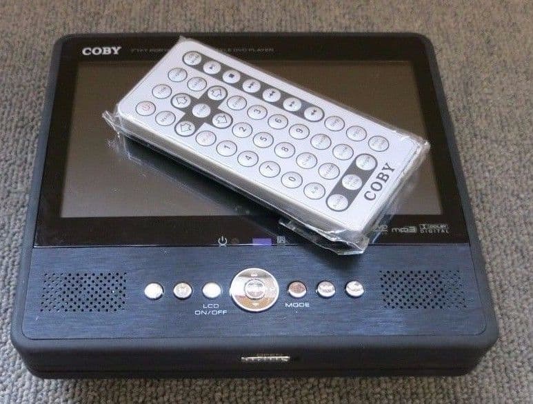 Coby TF-DVD7050 Portable 7" Tablet-Style DVD Player/Remote Control No ...