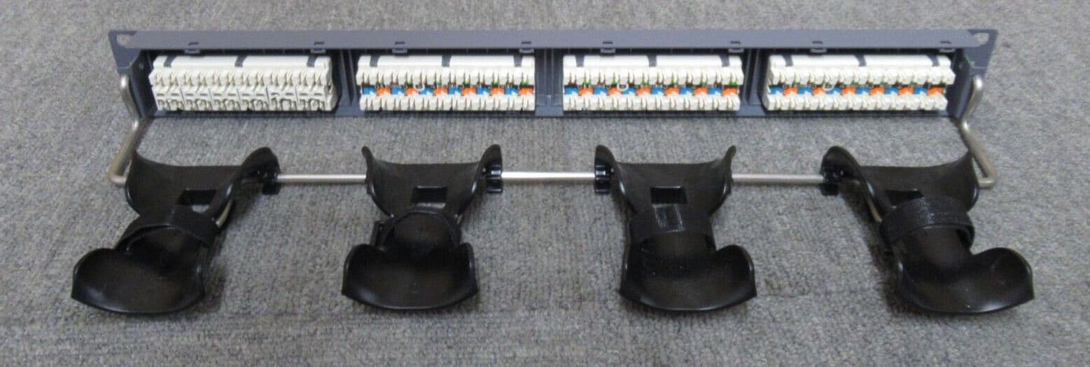 CommScope 811889 SYSTIMAX 360 24 Port Cat6 UTP Patch Panel Rear Cable ...