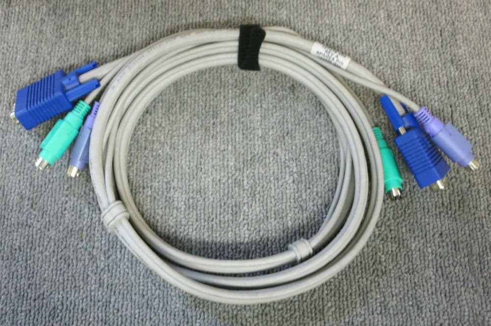 Compaq 127016-005 192325-001 6FT PS/2 KVM Cable Server To Console VGA