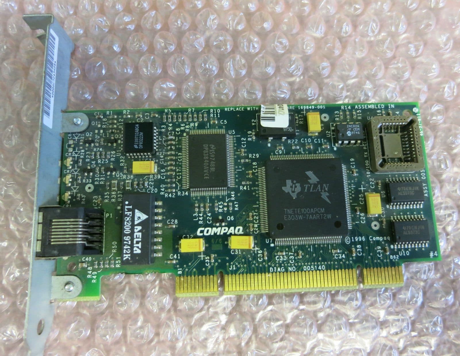 Compaq 169849-001 005139-001 ProLiant PCI Fast Ethernet Network ...