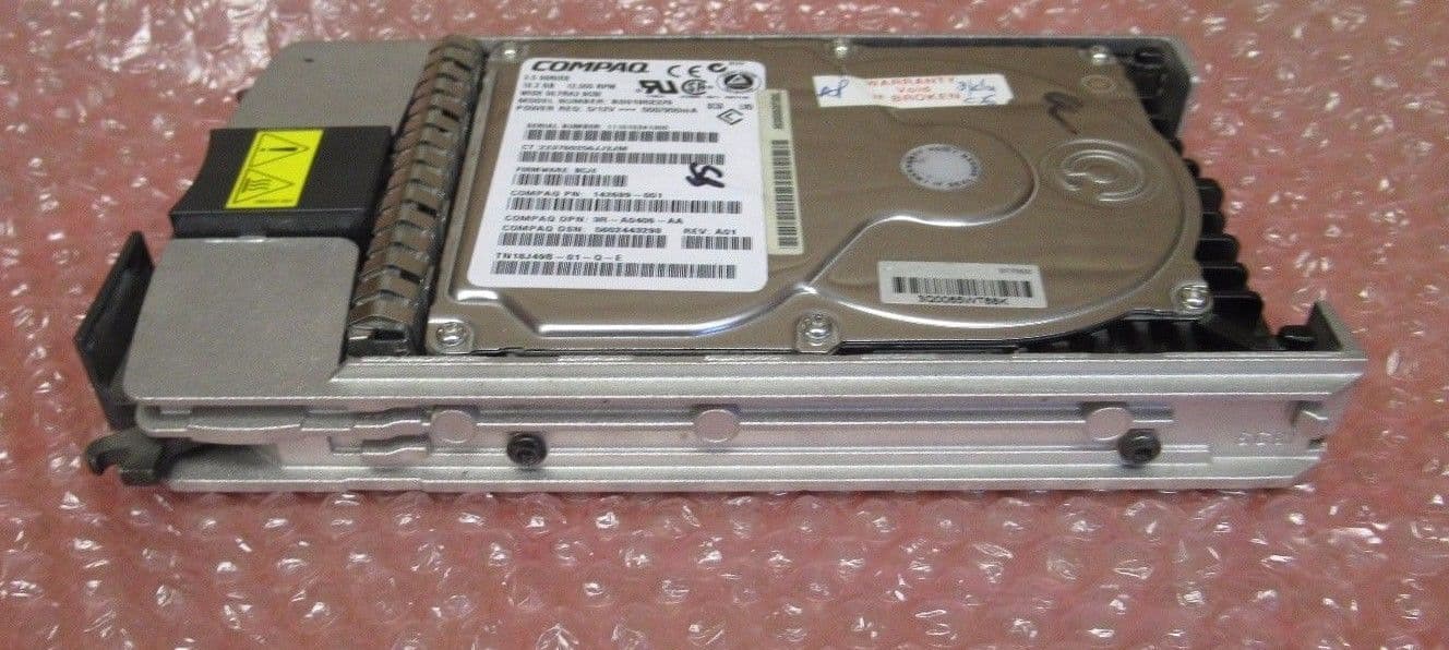 Compaq 18 2GB Wide ULTRA3 SCSI 10K RPM 152190-001 Hot Plug Hard Drive ...