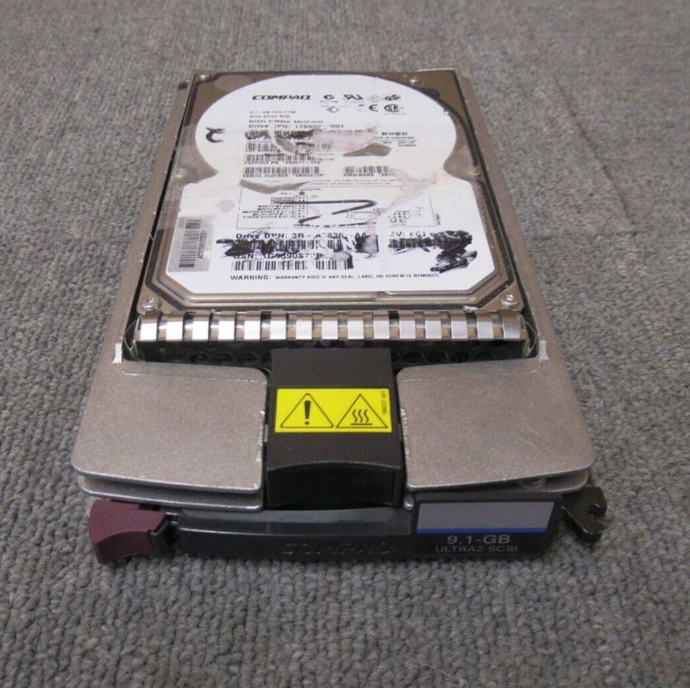 Compaq BB00913466 175552-001 9GB 7200RPM SCSI U2 Hot Swap 3 5" Internal HDD
