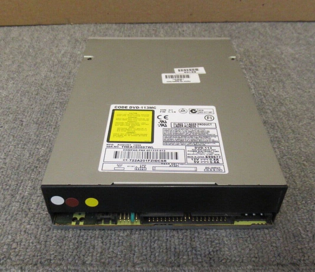 Compaq DVD-113MC 401335-812 Presario 5400 6X IDE Internal DVD-ROM ...