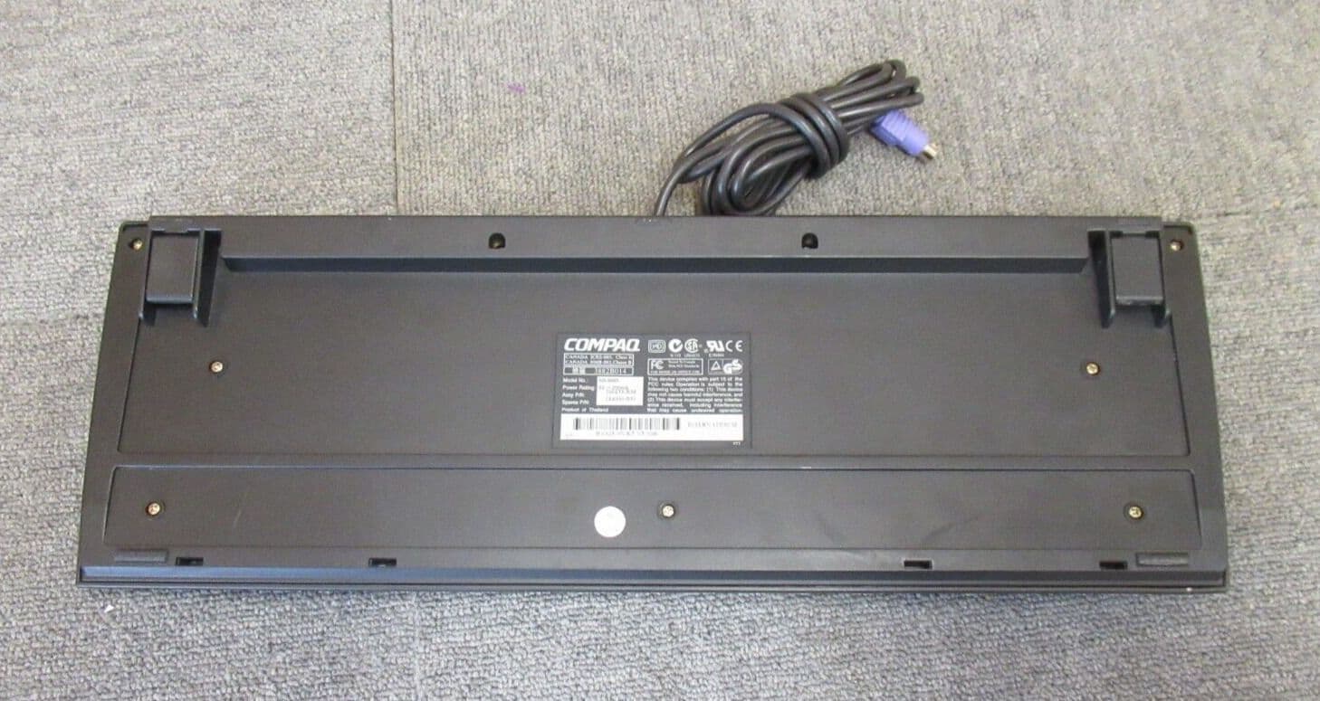 Compaq KB-9965 296433-B38 244000-B31 PS/2 Wired Black UK QWERTY ...