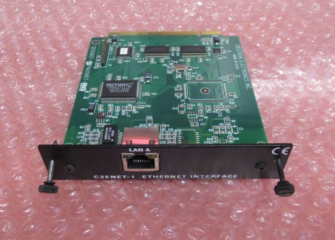 Crestron C2ENET-1 1-Port 2-Series LAN Ethernet Card For Z-Bus Expansion ...
