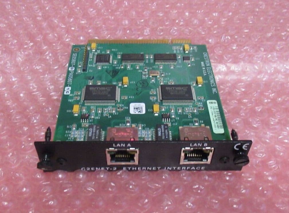 Crestron C2ENET-2 2-Port 2-Series LAN Ethernet Card For Z-Bus Expansion ...