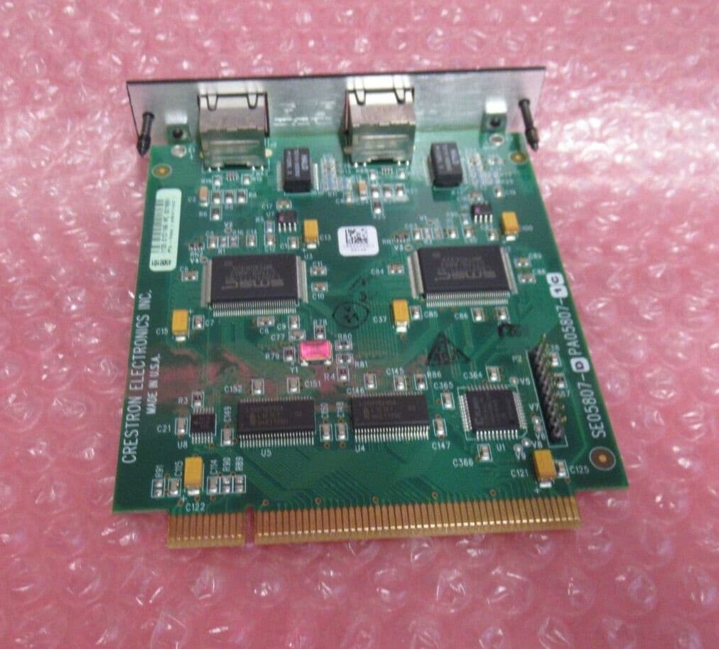 Crestron C2ENET-2 2-Port 2-Series LAN Ethernet Card For Z-Bus Expansion ...