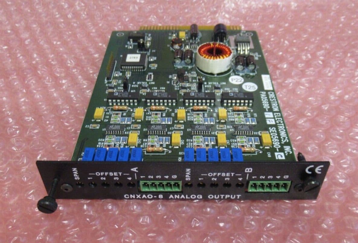 Crestron CNXAO-8 8 Analog Output Card For Y-Bus Expansion Slot