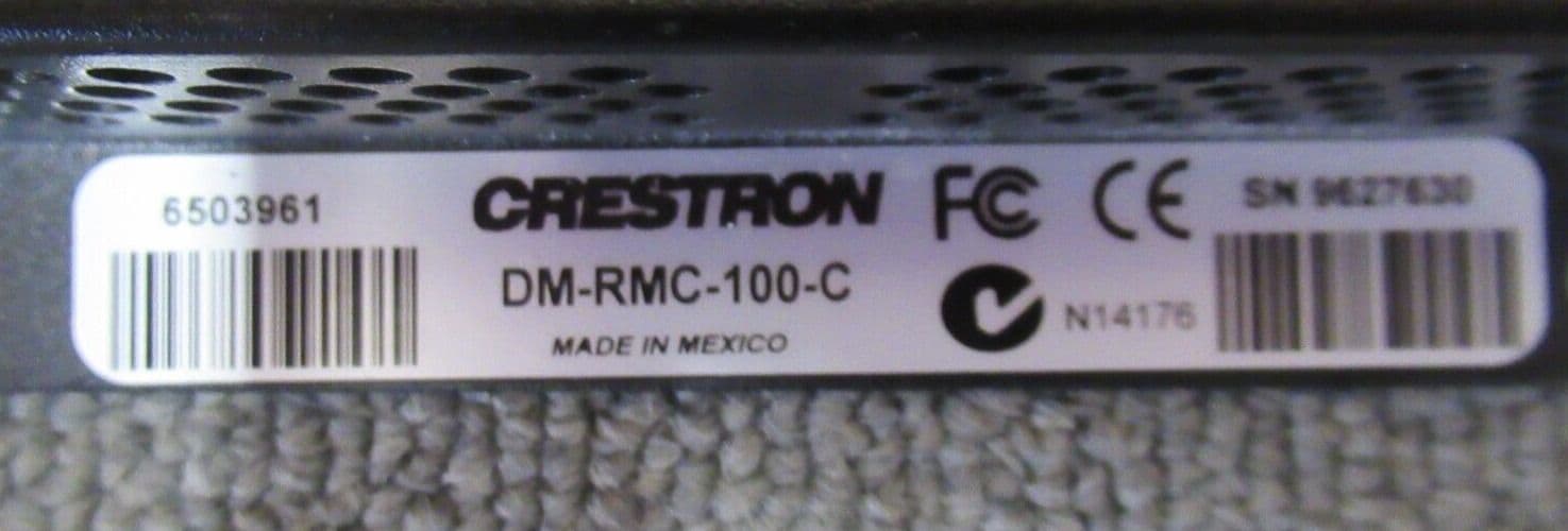 Crestron DM-RMC-100-C DigitalMedia 8G Receiver And Room Controller 100 HDMI