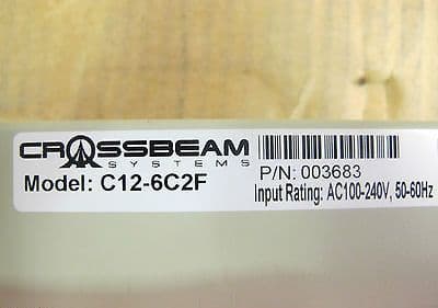 Crossbeam Systems C12-6C2F - Security Appliance Switch 2 x Transceiver ...