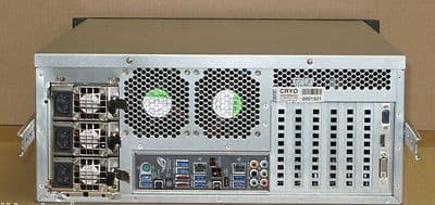 Cryo 4U Rack Mount Server QUAD-core i7 4 8GHz 16Gb RAM 2 x 1Tb HDD DVD-RW