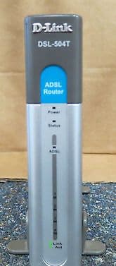 D-link DSL-504T ADSL Router With Built In 4-Port Switch DSL-504T/UK ...