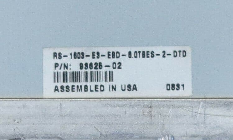 DATADOMAIN ES20 Xyratex 16 Bay Array 2x 500GB 7 2K HDD 2x Controller 2x ...