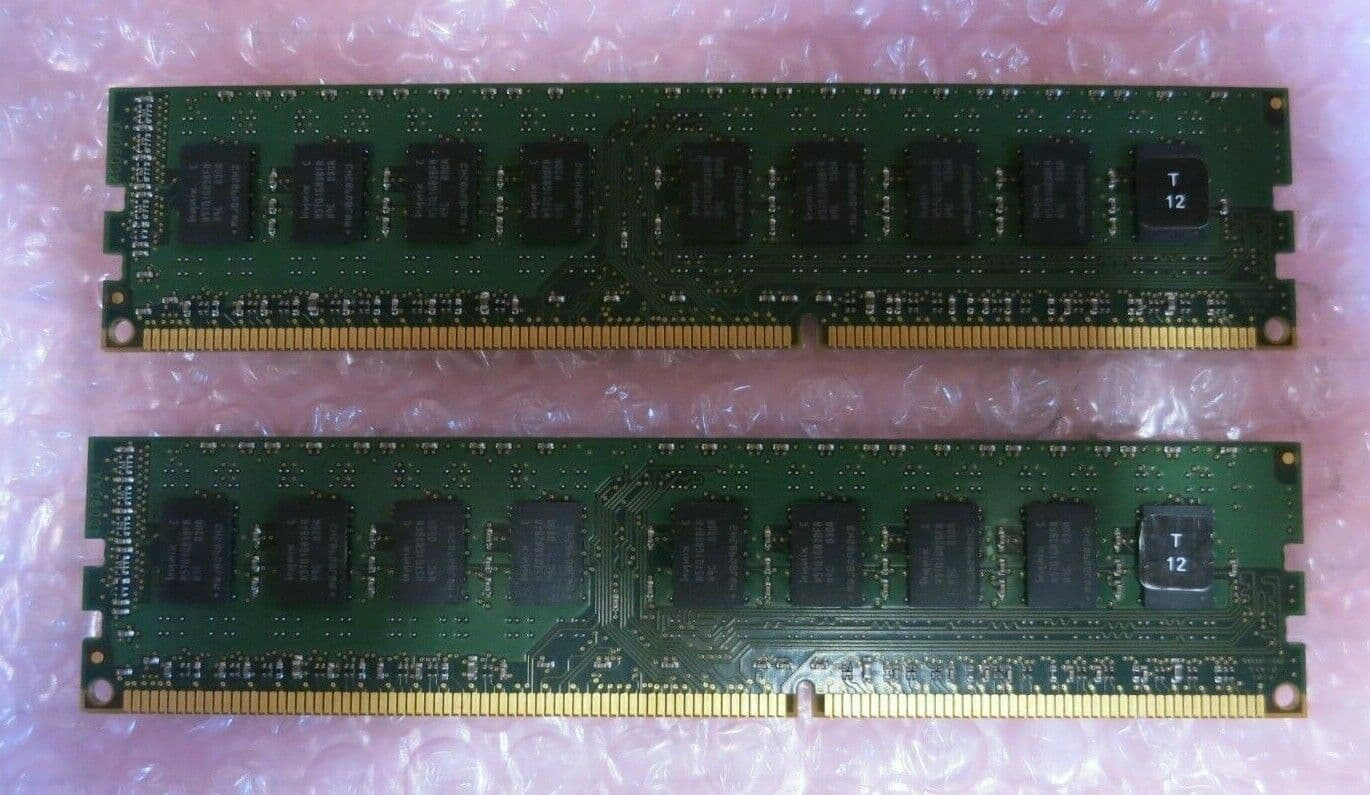 DataRam DTM64306C 4GB 2x2GB 2Rx8 PC3-10600 DDR3 ECC 240P CL9 DIMM Memory