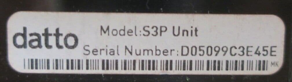 Datto Siris S3P4000 8C D-1541 16GB RAM 4x 3 5" SAS 2x 2 5" SATA Bay 1U ...