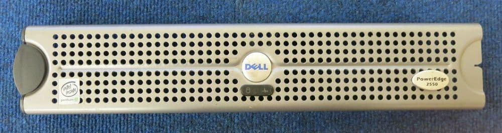 Dell 03NHR PowerEdge 2550 Metal Faceplate Bezel No Key