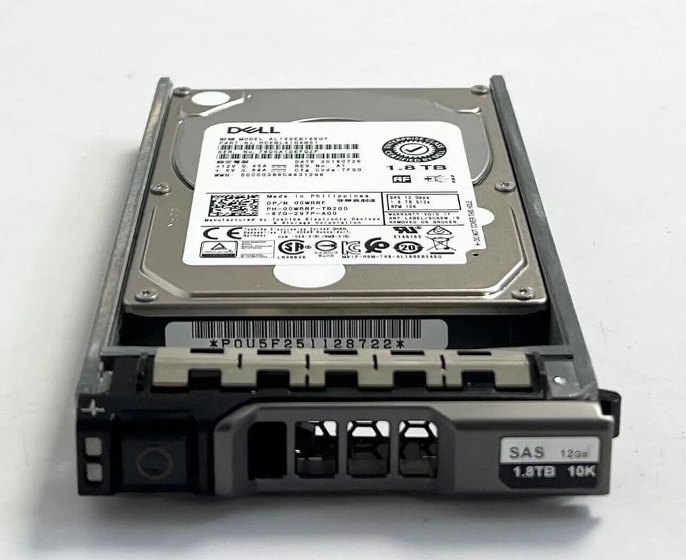 Dell 1 8TB 10k SAS 12G 512e 2 5" Hot-Plug Hard Drive 12th/13th Gen ...