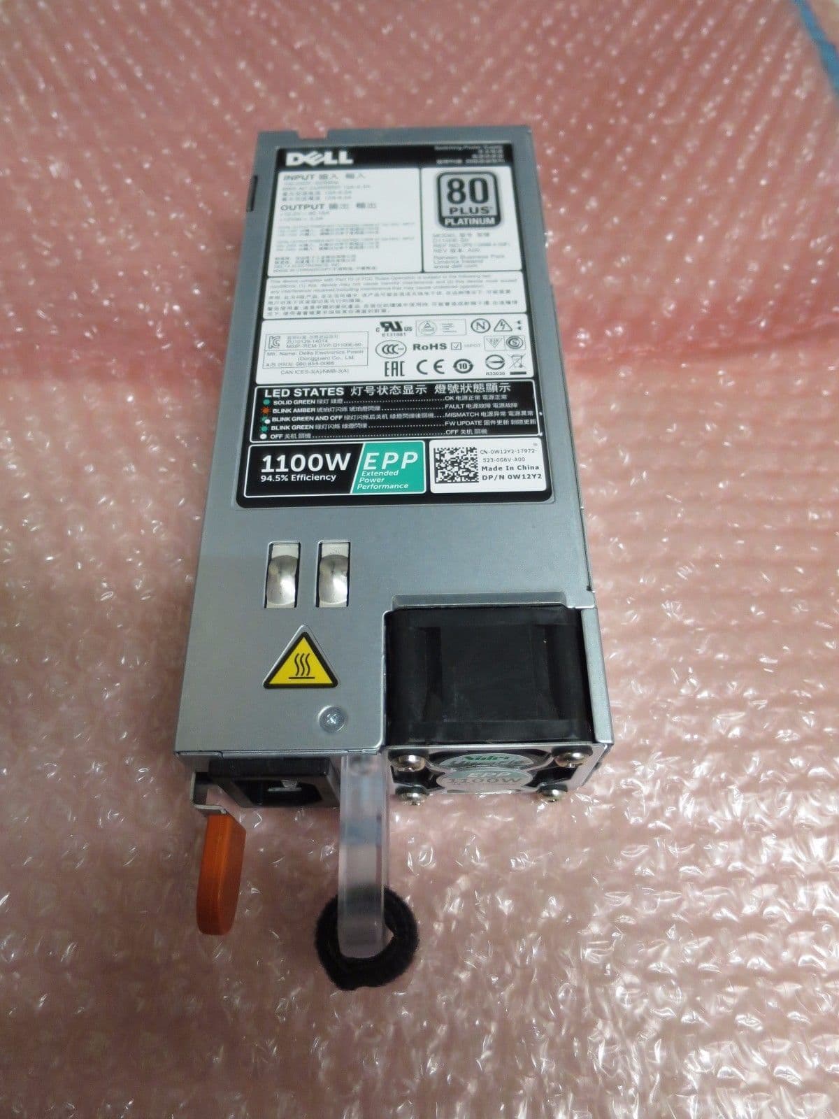 DELL 1100W PLATINUM POWER SUPPLY PSU for R730XD R730 R630 T430 T630 pn ...