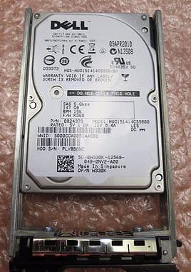 DELL 146GB 15K RPM SAS 6Gbps 2 5 Hard Drive HUC151414CSS600 W330K R610 R710 R510