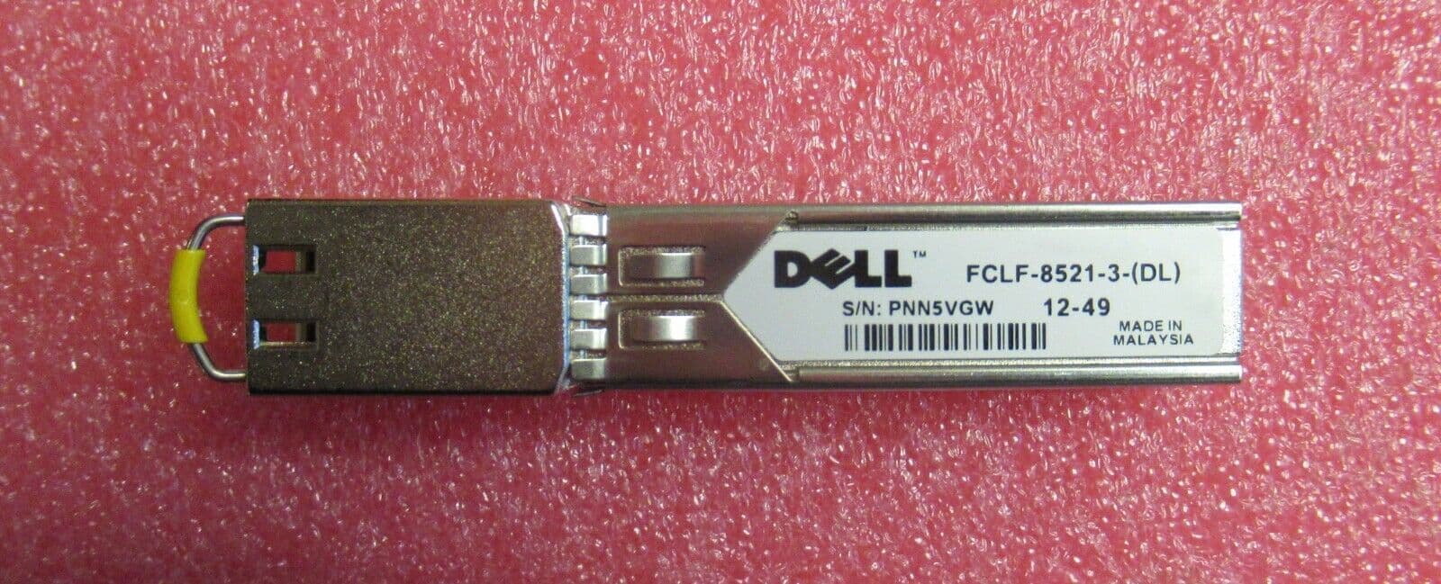 Dell 1Gbps 1000BASE-T SFP LC Transceiver Module 8T47V - FCLF-8521-3- DL
