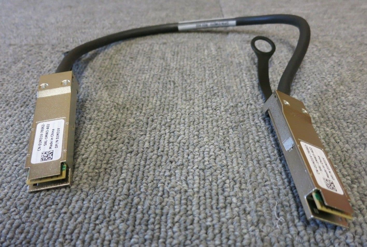 Dell 1M31V CAB-QSFP-QSFP-21IN-BN-OE 10GE 0 5M Copper Passive Network ...