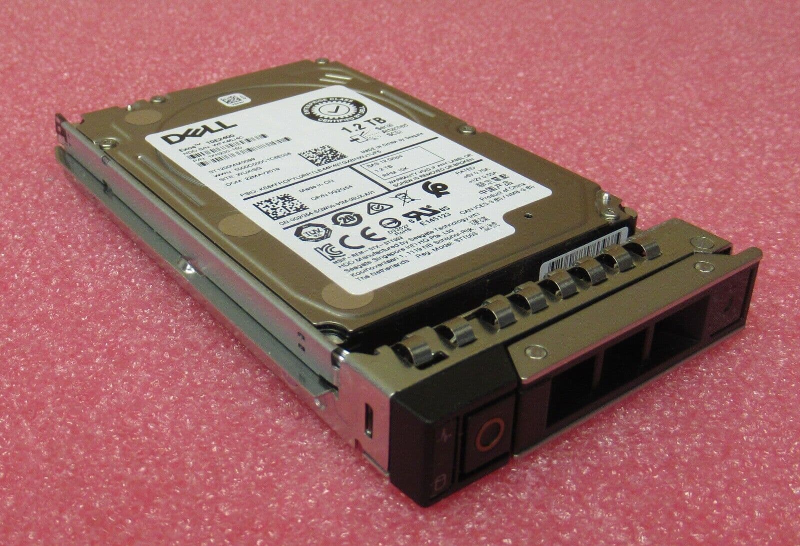 Dell 2 5" 1 2TB 10K 12G 512N SAS Hard Drive HDD In 14/15th Gen Caddy G2G54