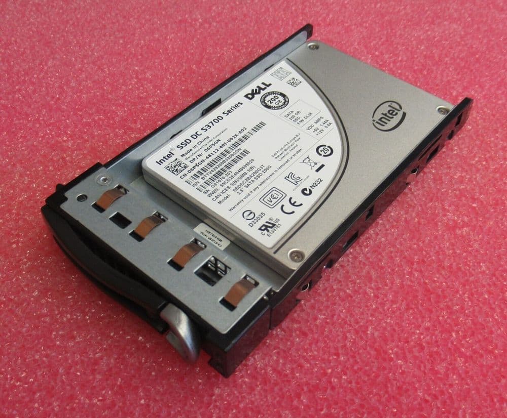 Dell 200GB 2 5" SATA 6Gbps MLC Internal Solid State Drive SSD In Caddy ...