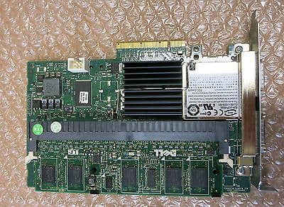 Dell 256MB SAS Poweredge Expandable PERC 6/E RAID Storage Controller ...