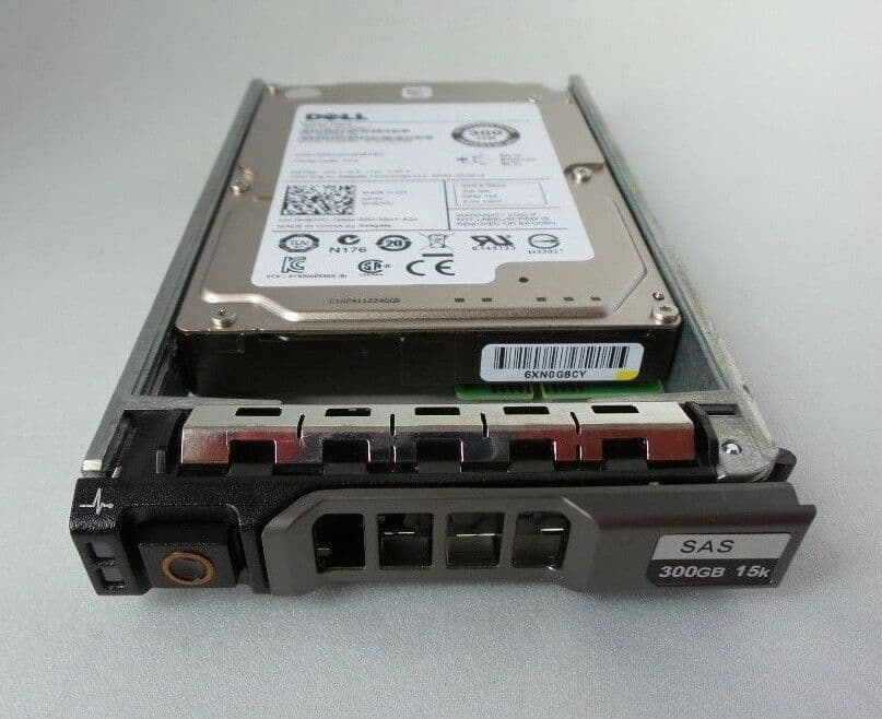 Dell 300GB 2 5" SAS 6GB/s 15K 64MB Hard Drive Hot-Swap HDD in Caddy H8DVC