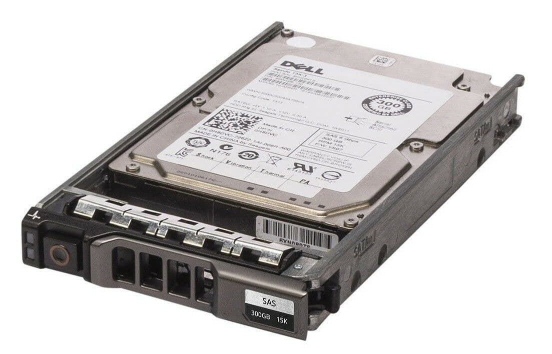 Dell 300GB 2 5" SAS 6GB/s 15K 64MB Hard Drive Hot-Swap HDD in Caddy H8DVC