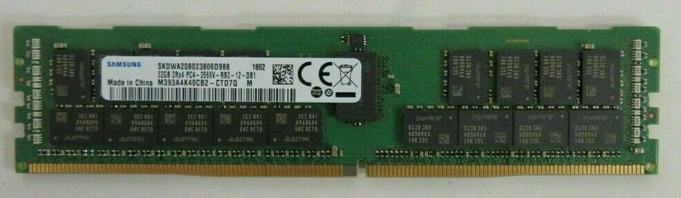 Dell 32GB 2Rx4 PC4-21300 DDR4-2666 ECC RDIMM Server RAM Memory ...