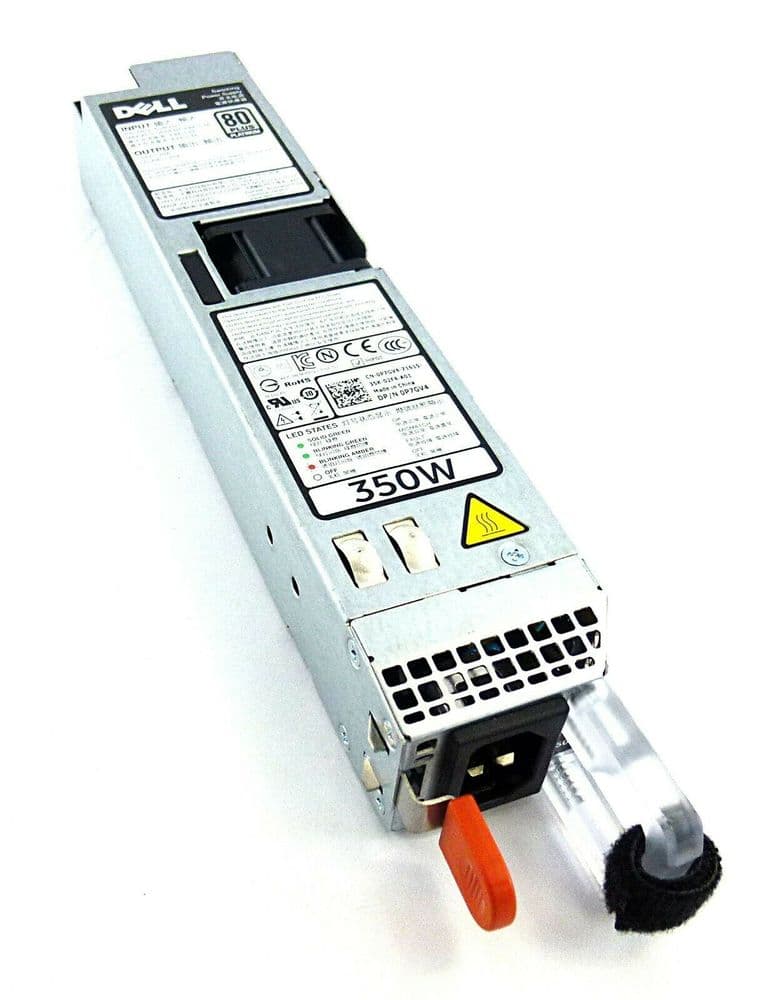 Dell 350W 80Plus Platinum Redundant Power Supply R320 R420 Server P7GV4