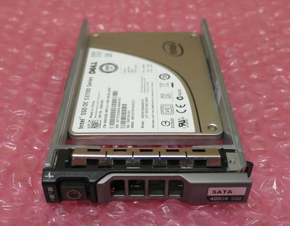 Dell 400GB SSD Enterprise SATA 2 5" 6GBps MLC Hard Drive 6XJ05 ...