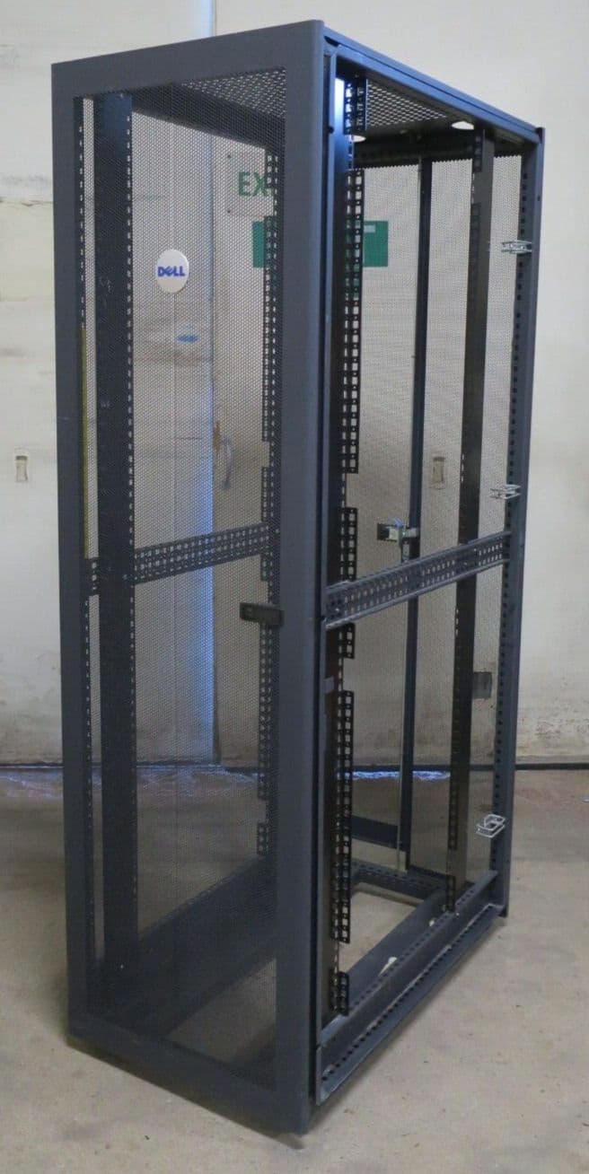 Dell 4210 42U PowerEdge Server Network Rack Cabinet Enclosure 1000mm x ...