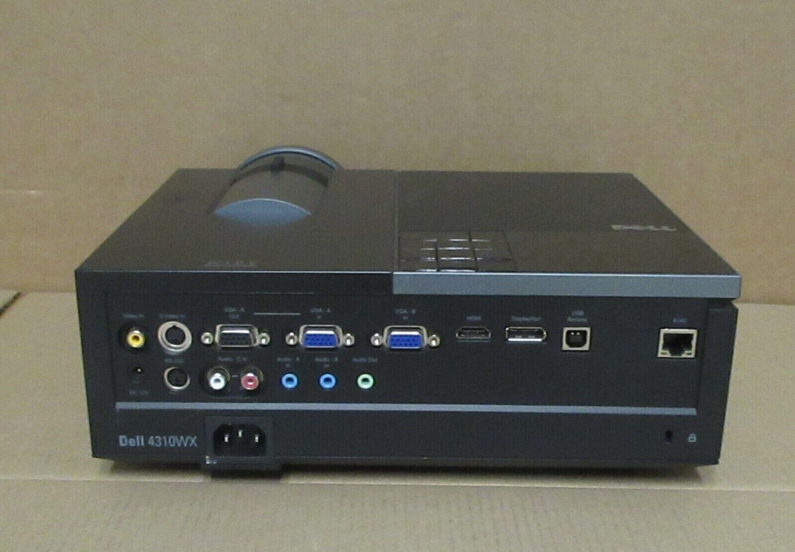 Dell 4310WX DLP Multimedia Conference Room Projector 2100 1 3500 Lumens ...