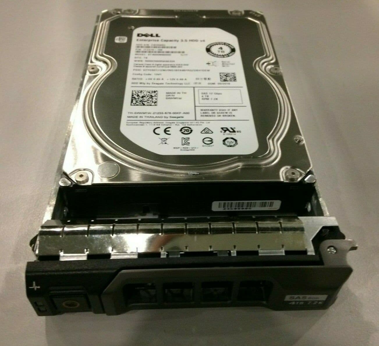 Dell 4TB 7 2k 3 5" SAS 12G Hard Drive HDD XWM1W In PowerEdge ...