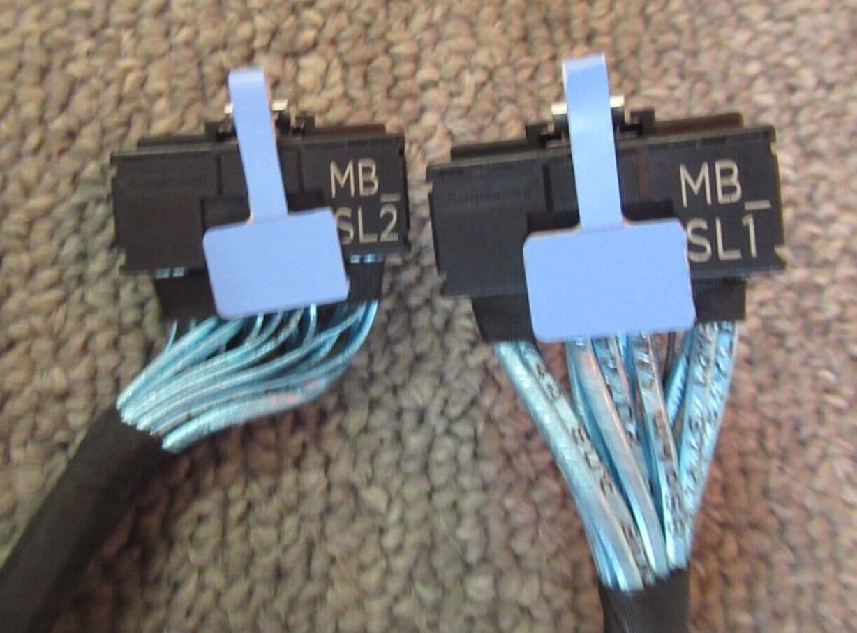 Dell 4TNH1 04TNH1 PowerEdge R7525 7" XGMI PCIe 4 0 Dual Cable SL1 SL2 ...