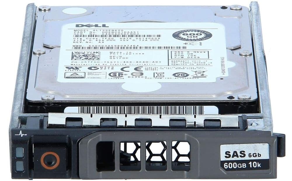 Dell 600GB 10K SAS 2 5& x22; 6Gb/s Hard Drive HDD In 12th/13th Series ...