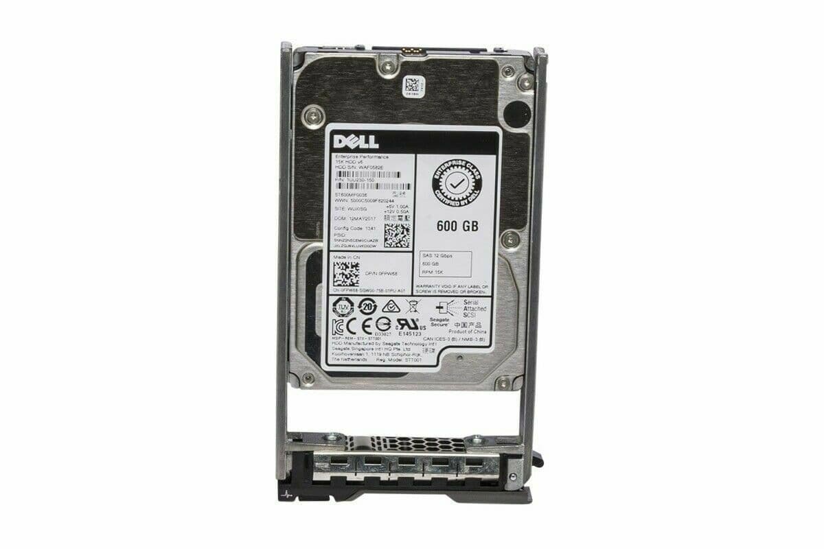 Dell 600GB 2 5" SAS 12GB/s 15K 256MB Server HDD Hard Drive FPW68 ...