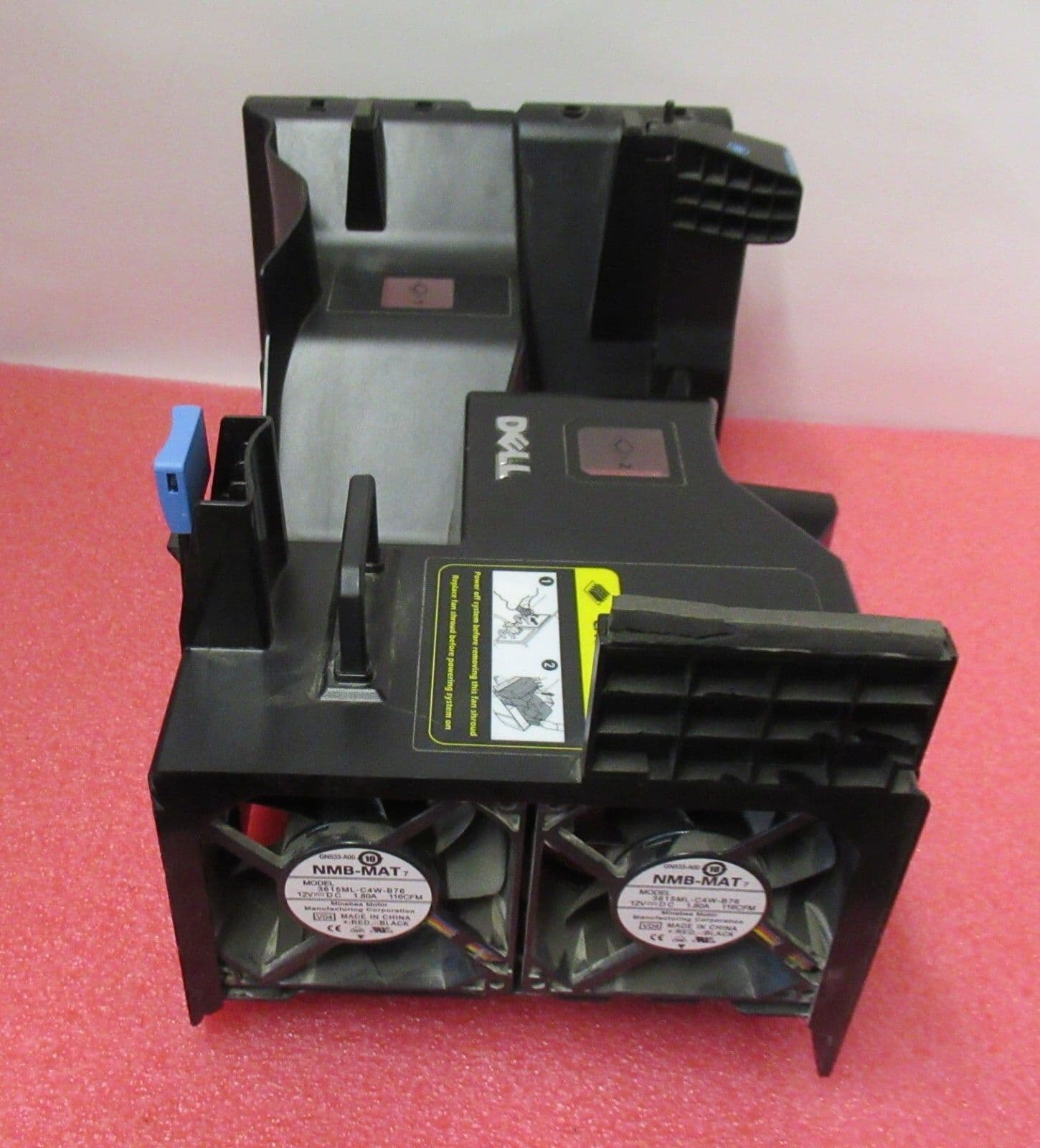 Dell 6DR4P Air Baffle Shroud With Dual Fan Assembly GY676 For PowerEdge ...