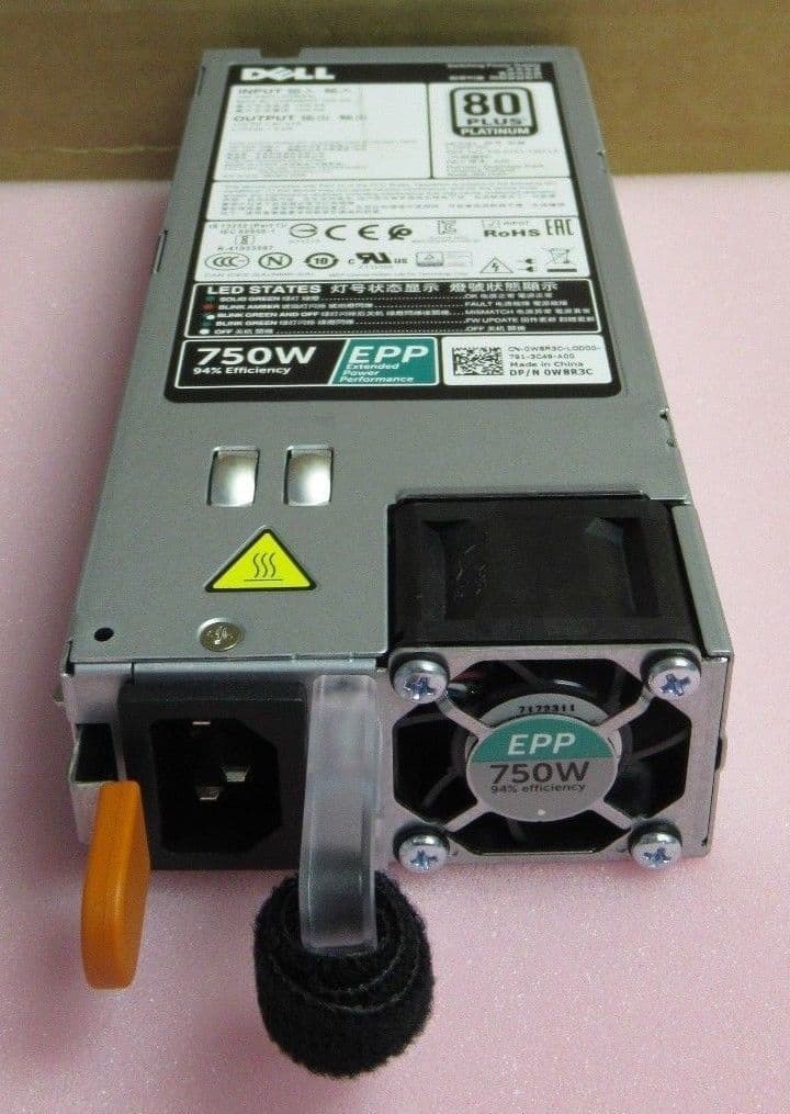 Dell 750W PSU Power Supply W8R3C R530 R630 R730 R640 R740 R740xd