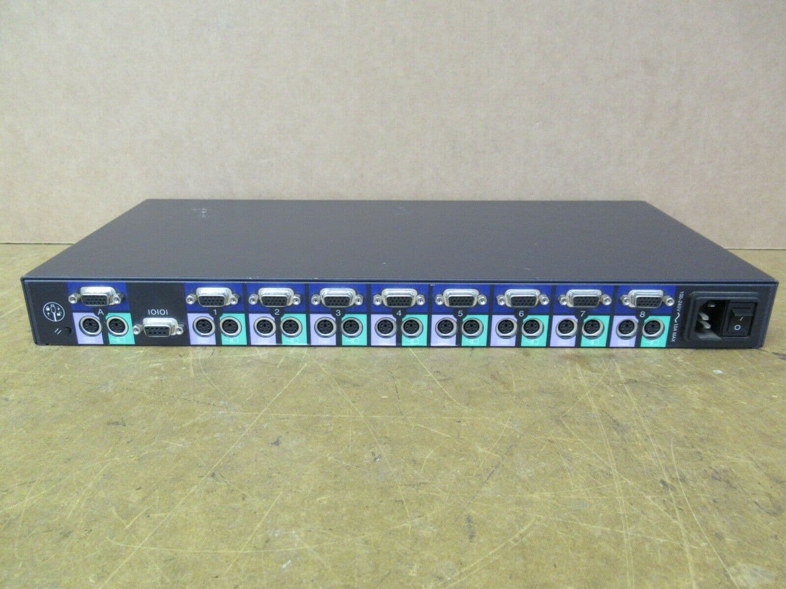 Dell - 8 Port KVM Rack Mountable Without Bracket PS/2 VGA Switch 19VYX ...