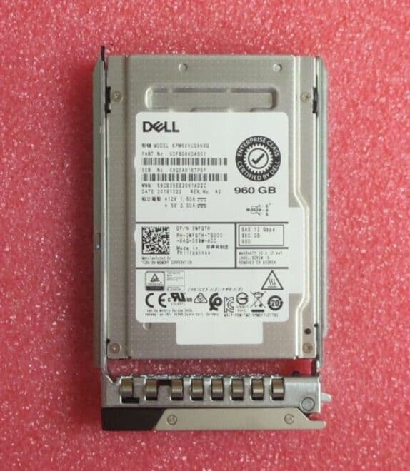 Dell 960GB 2 5" SAS 12G Mixed Use MLC SSD KPM5XVUG960G WFGTH 14th/15th ...
