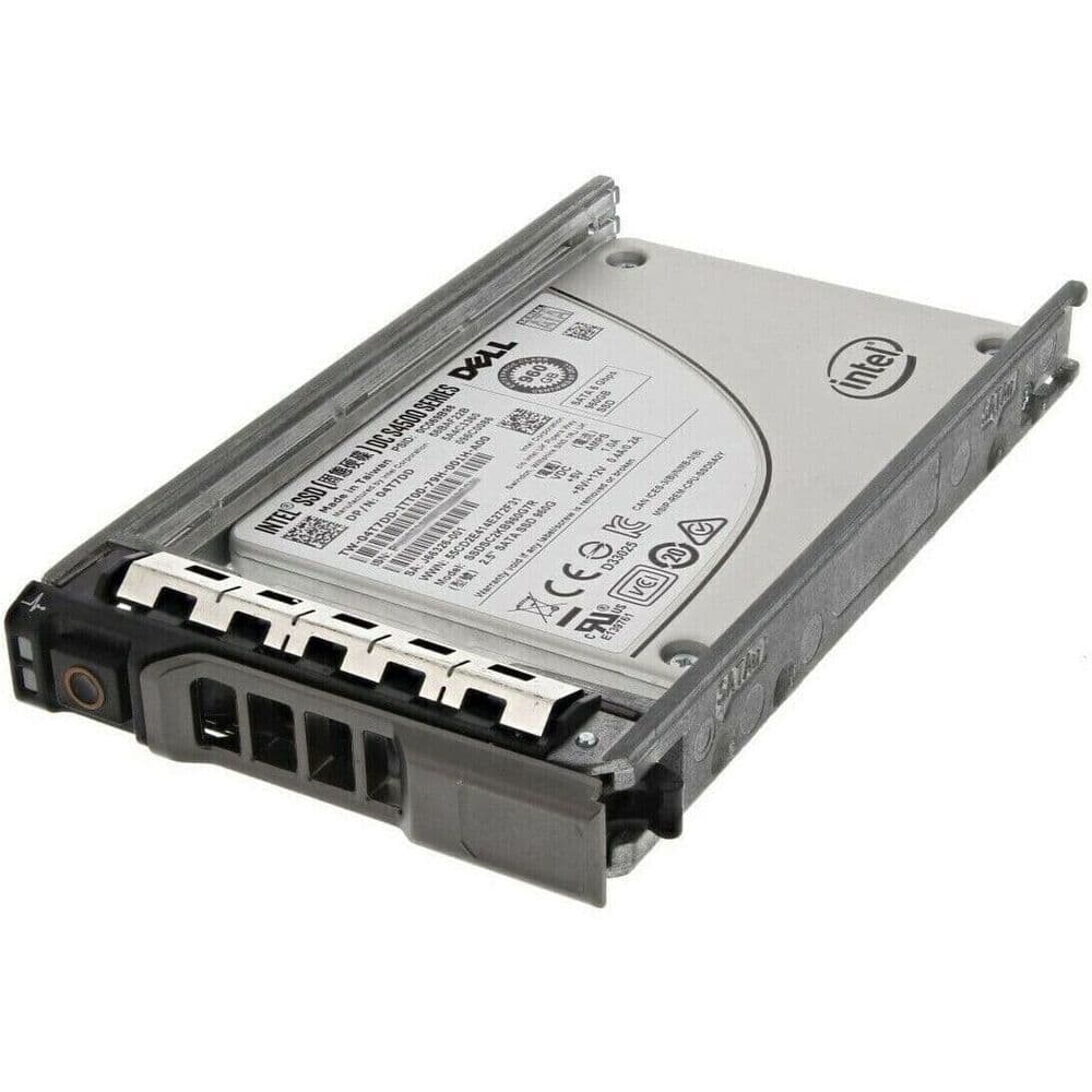 Dell 960GB 2 5" SATA 6G RI SSD SSDSC2KB960G7R 4T7DD with caddy